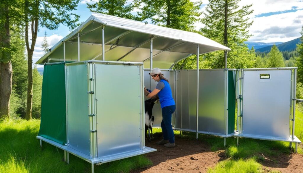 Can I Use a Portable Structure as a Pygmy Goat House?
